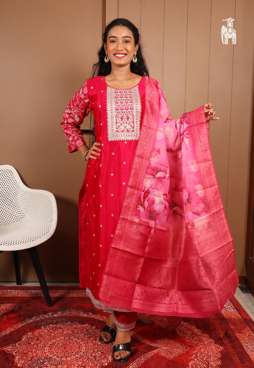 Cherry Red Suit Set